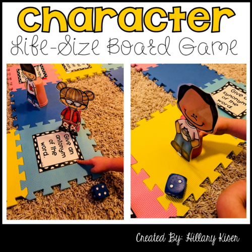 Character Traits Life-Size Board Game | Teaching Resources