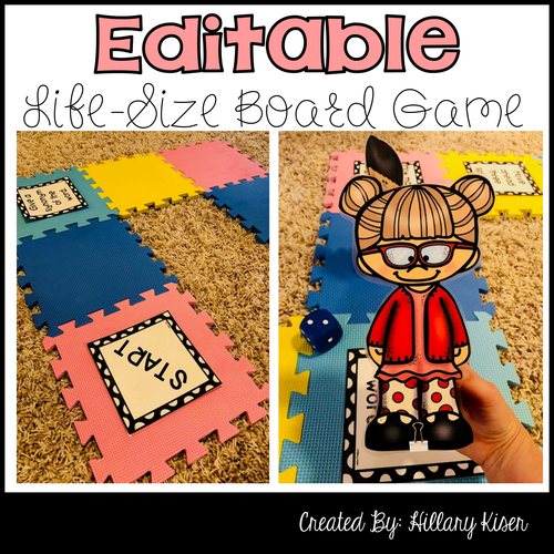 Editable Life-Size Game Board Game (NOT FOR COMMERCIAL USE) | Teaching ...