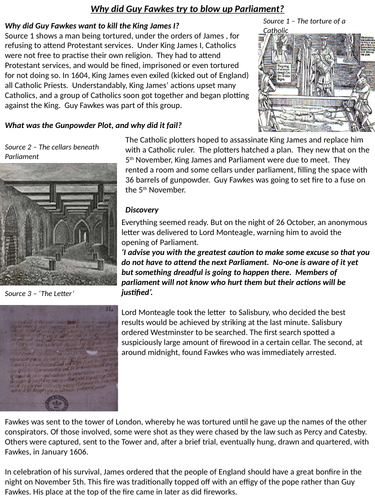 Guy Fawkes | Teaching Resources