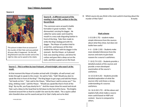 The Magna Carta Assessment, SoW and Homework Booklet | Teaching Resources