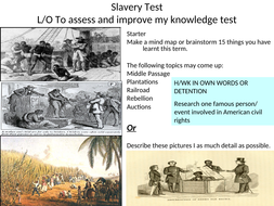 Slave Trade SoW, Homework, Revision and Assessment | Teaching Resources