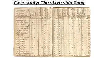 The Slave Trade The Middle Passage Zong Slave Ship | Teaching Resources