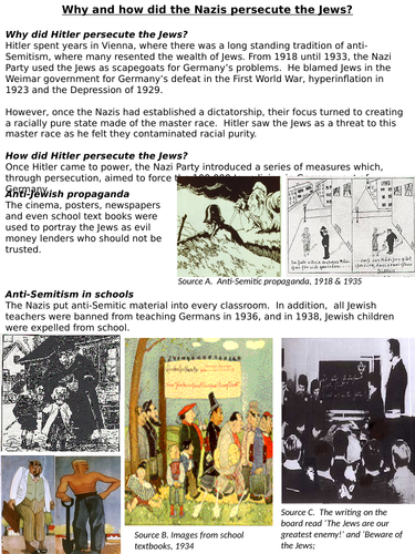 Why did the Nazis persecute Jews? | Teaching Resources