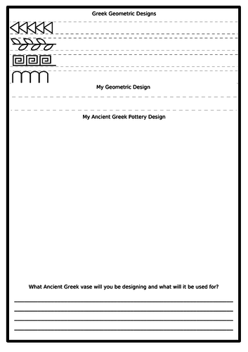 Ancient Greek Vase Pottery - history, design and create | Teaching ...