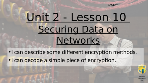 10. ICT > iGCSE > Edexcel > Unit 2 > Connectivity > Securing Data on ... 10. ICT > iGCSE > Edexcel > Unit 2 > Connectivity > Securing Data on ...