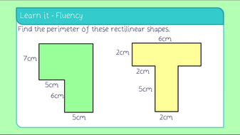 4. Measurement: perimeter of rectilinear shapes lesson pack (Y4) by ...