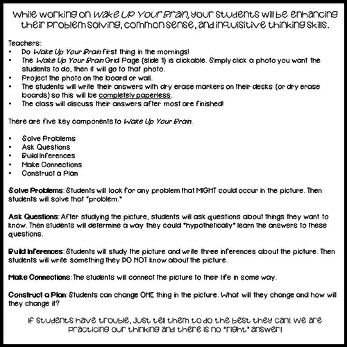 Wake Up Your Brain: October | Teaching Resources