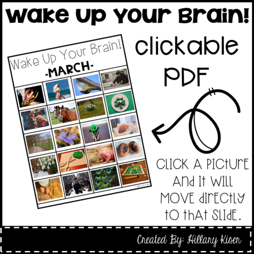 Wake Up Your Brain: March | Teaching Resources