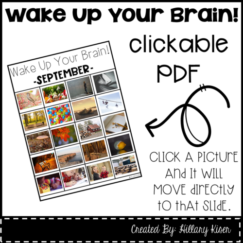 Wake Up Your Brain: September | Teaching Resources