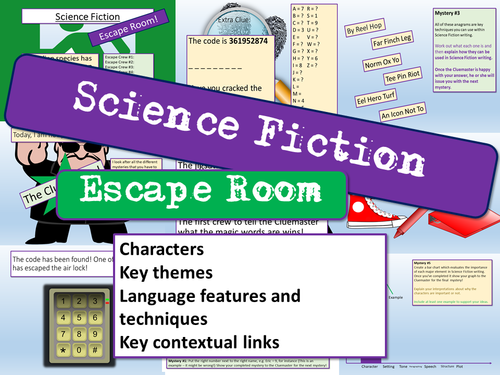 Science Fiction Escape Room | Teaching Resources