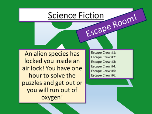 Science Fiction Escape Room | Teaching Resources