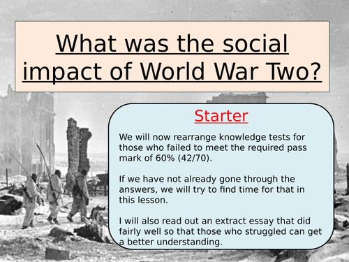 AQA A-Level Tsarist & Communist Russia Lesson 84 (Impact of War 2 ...