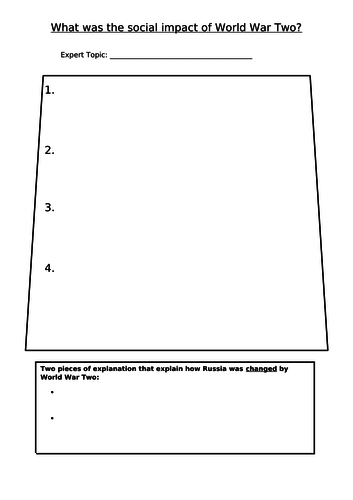 AQA A-Level Tsarist & Communist Russia Lesson 84 (Impact of War 2 ...