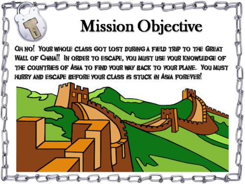 Countries of Asia: Social Studies Escape Room Geography | Teaching ...