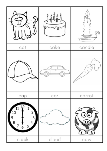 C-Words beginning with C | Teaching Resources