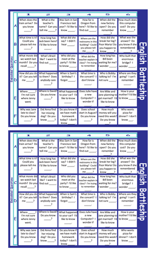 Embedded Questions Legal Size Text Battleship Game | Teaching Resources