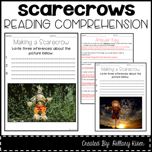 Leveled Text Q: Making a Scarecrow | Teaching Resources