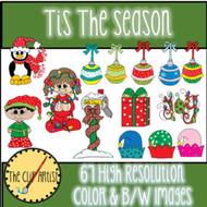 Tis The Season Christmas Clip Art | Teaching Resources