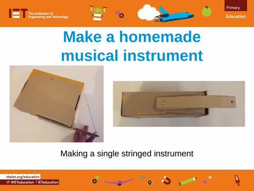 Make a homemade musical instrument | Teaching Resources