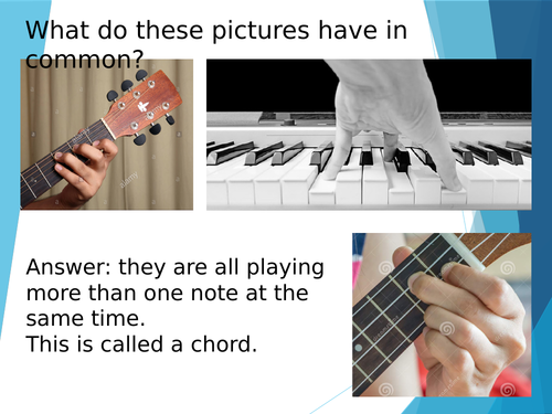 Constructing and Performing Chords | Teaching Resources