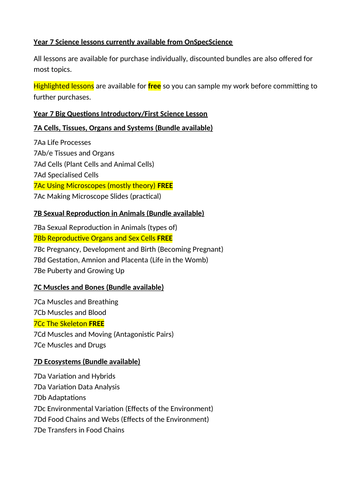 Sexual Reproduction: Male & Female Reproductive Systems Year 7 Lesson ...