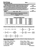 Enthalpy Changes Resources | Teaching Resources