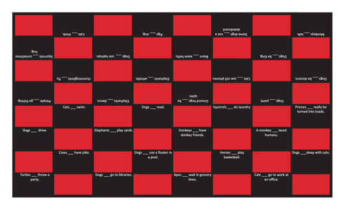 Ability Modals Legal Size Text Checkers Game | Teaching Resources