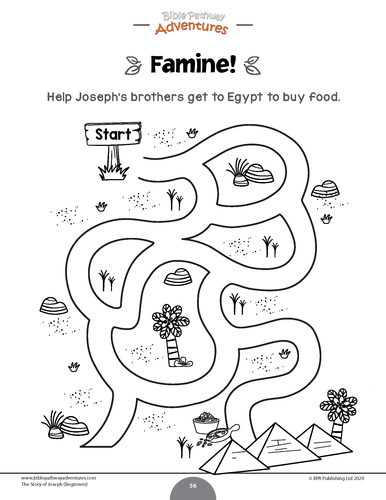Joseph Activity Book for Beginners | Teaching Resources