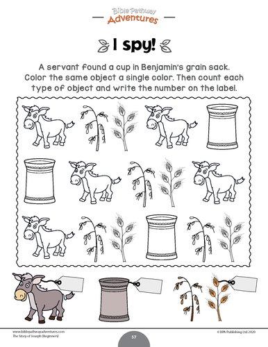 Joseph Activity Book for Beginners | Teaching Resources