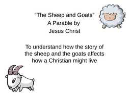 KS3 "The Sheep and the Goats" part of a series on Biblical Teachings ...