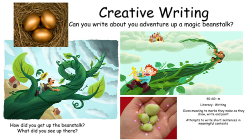 Jack and the Beanstalk literacy plan AND continuous provision ...