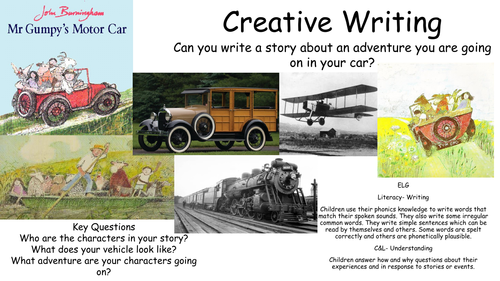 Mr Gumpy's motorcar- Continuous Provision Activities | Teaching Resources