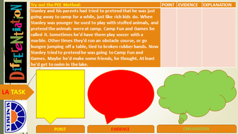 PEE PARAGRAPH TASK CARDS AND WORKSHEETS | Teaching Resources