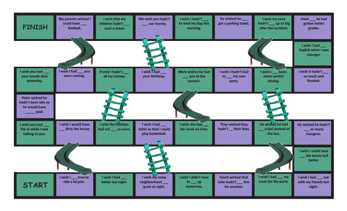 Regret Modals Legal Size Text Chutes and Ladders Game | Teaching Resources