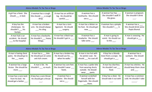 Advice Modals Legal Size Text Tic-Tac-Toe-Bingo Game | Teaching Resources