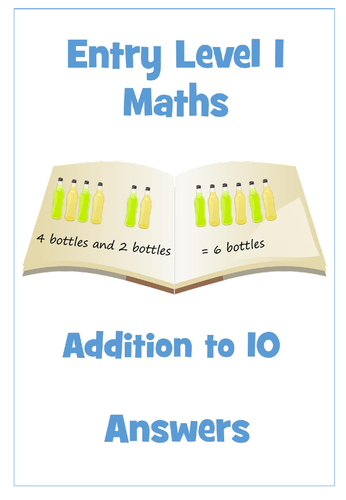 Entry Level 1 Maths: Addition to 10 | Teaching Resources