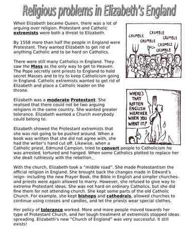 How effectively did Elizabeth I rule England? | Teaching Resources