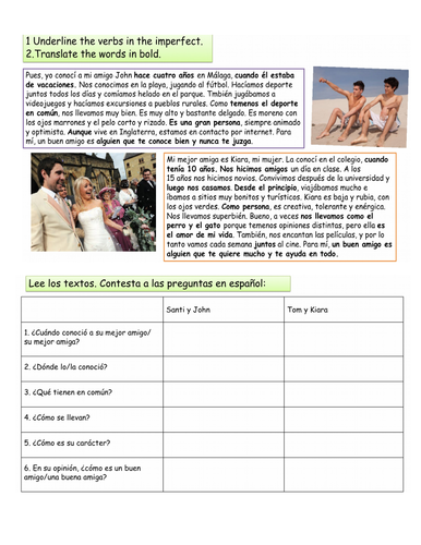 FULL TOPIC - Theme 1- Topic 1: Me, my family and friends - New GCSE ...