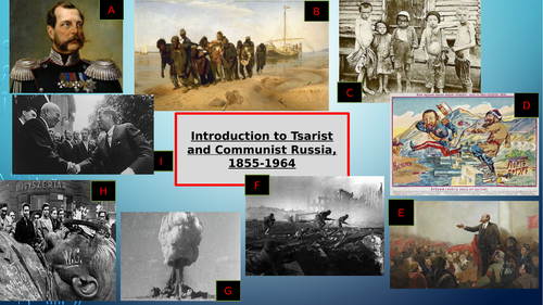 A Level Tsarist and Communist Russia 1855 - 1964 | Teaching Resources