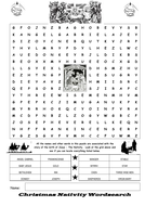 CHRISTMAS NATIVITY WORDSEARCH | Teaching Resources