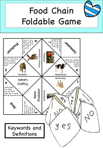 Food Chains Game | Teaching Resources