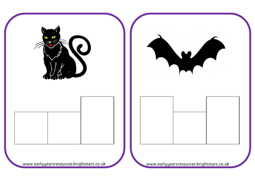 Halloween CVC words | Teaching Resources