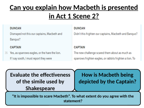 Complete Macbeth Act 1- At least 10 lessons | Teaching Resources