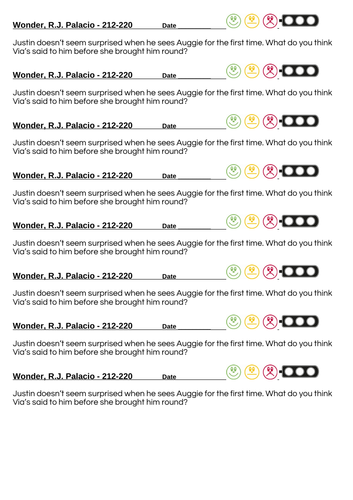 Wonder RJ Palacio - Full Novel Study or Whole Class Reading planning ...