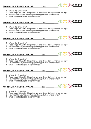 Wonder RJ Palacio - Full Novel Study or Whole Class Reading planning ...