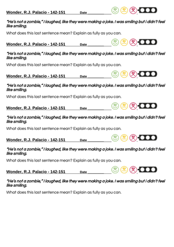 Wonder RJ Palacio - Full Novel Study or Whole Class Reading planning ...