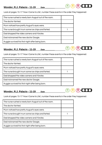 Wonder RJ Palacio - Full Novel Study or Whole Class Reading planning ...