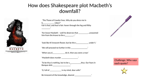 Macbeth Act 4 Scene 1 and 2 | Teaching Resources