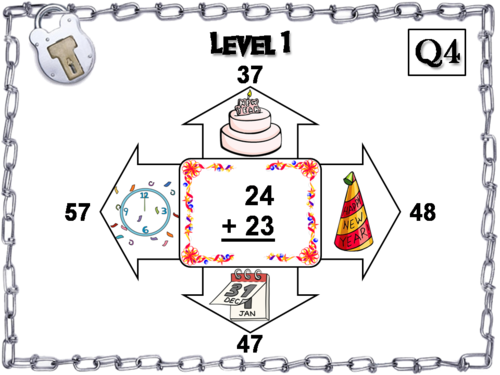 Double Digit Addition Without Regrouping Game: New Year's Escape Room ...