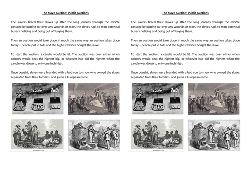 Slave Auctions | Teaching Resources